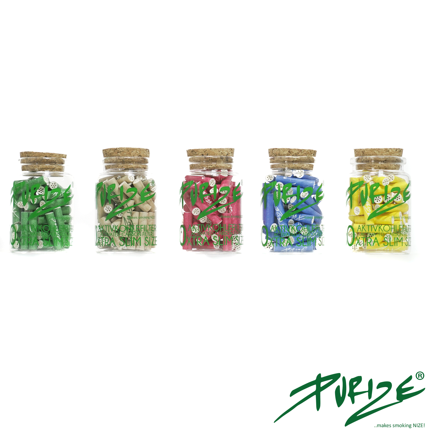 PURIZE® Filters - makes smoking NIZE - Aktivkohlefilter