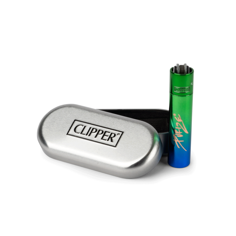 PURIZE® Clipper® Metal (graviert) Green Blue Shiny | Shiny | metal ...